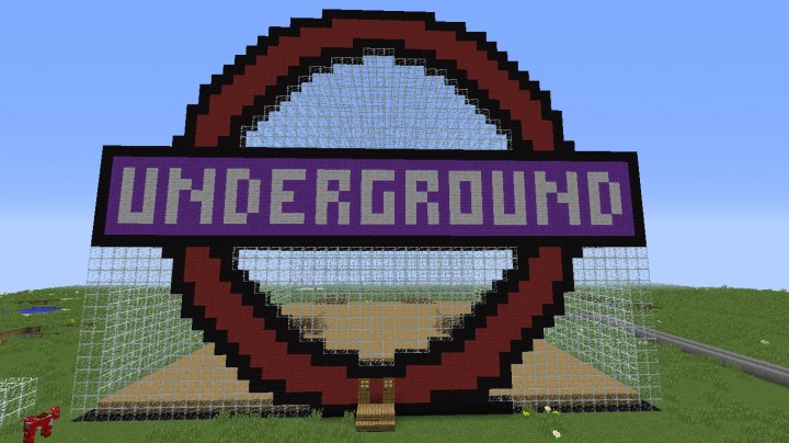 underground train station Minecraft Project