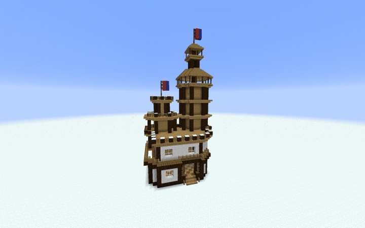 Medieval Nordic Viking Watchtower Minecraft Map