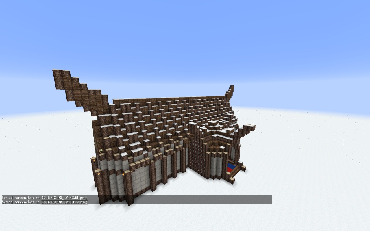 Medieval Nordic Viking Town Hall Minecraft Map