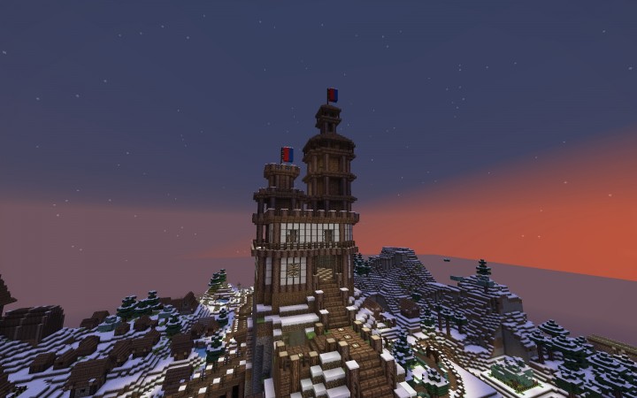 Medieval Nordic Viking Watchtower Minecraft Map