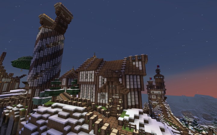 Medieval Nordic Viking Tavern Minecraft Map