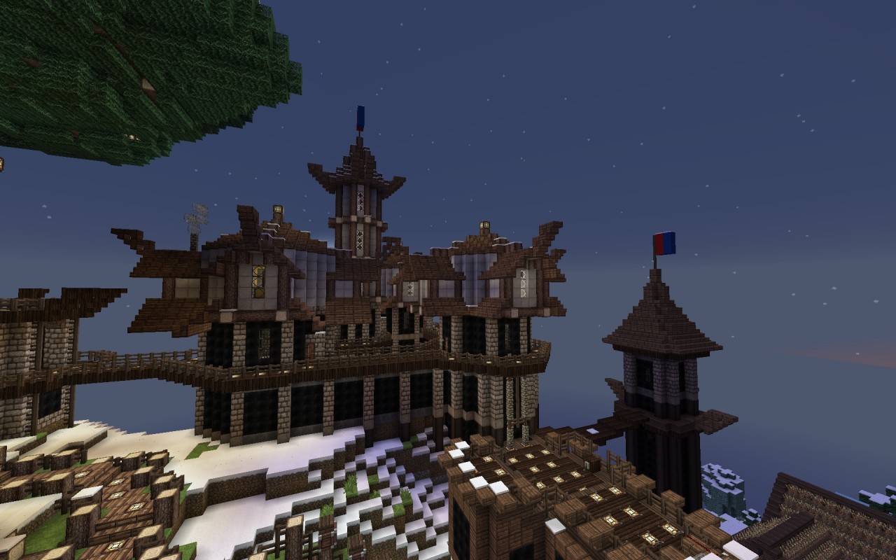 Medieval Nordic Viking Castle Minecraft Map