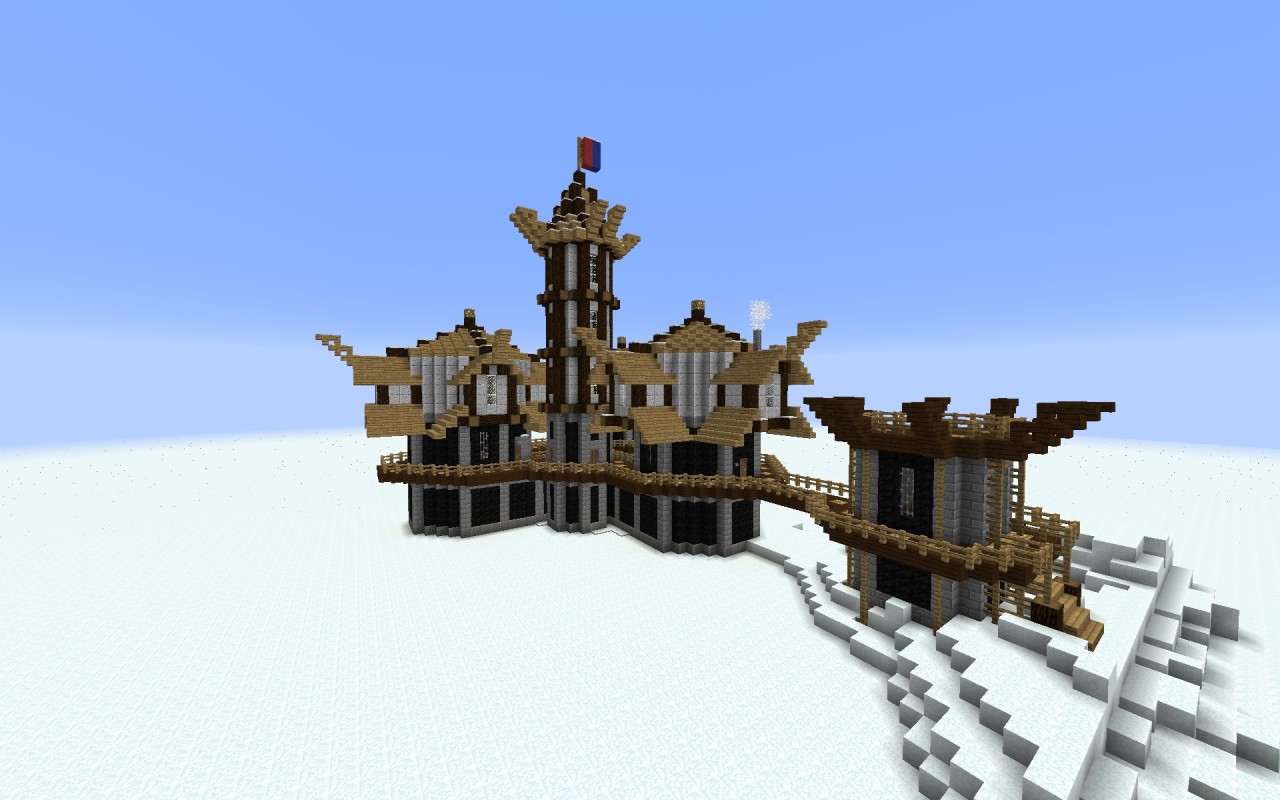 Medieval Nordic Viking Castle Minecraft Map