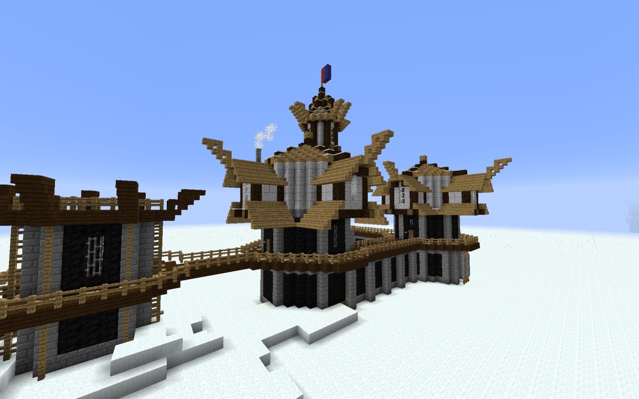 Medieval Nordic Viking Castle Minecraft Map