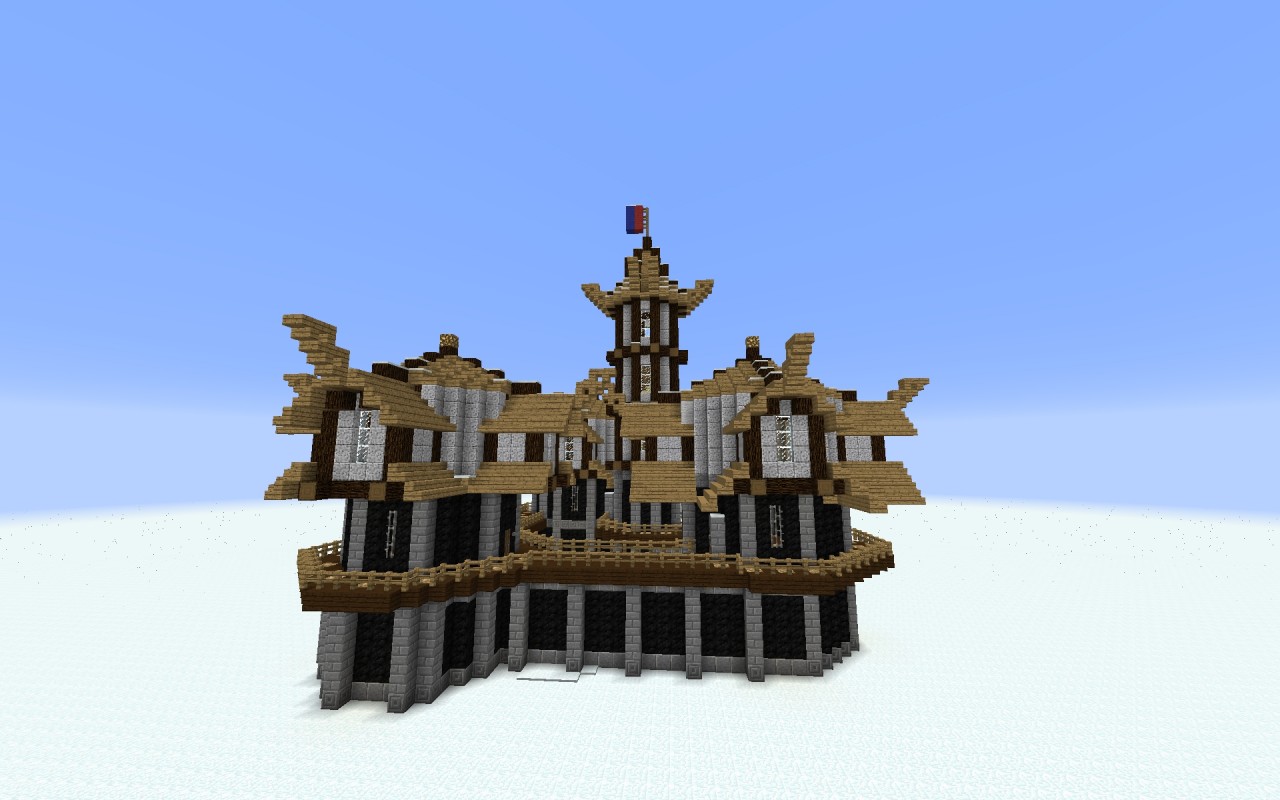 Medieval Nordic Viking Castle Minecraft Map