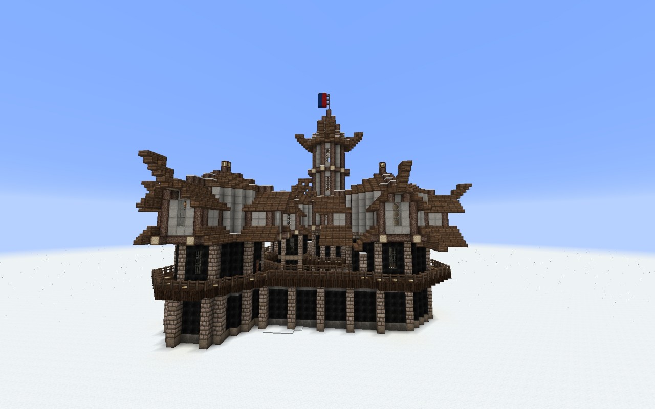 Medieval Nordic Viking Castle Minecraft Map