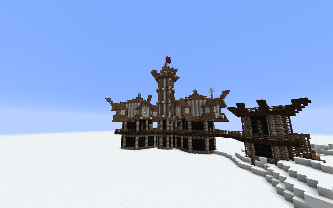 Medieval Nordic Viking Castle Minecraft Map