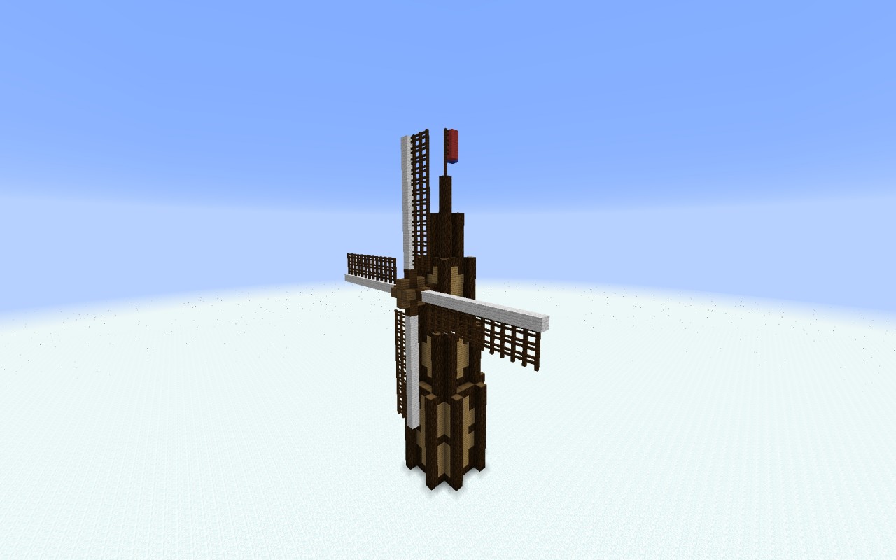 Medieval Nordic VIking Windmill Minecraft Map