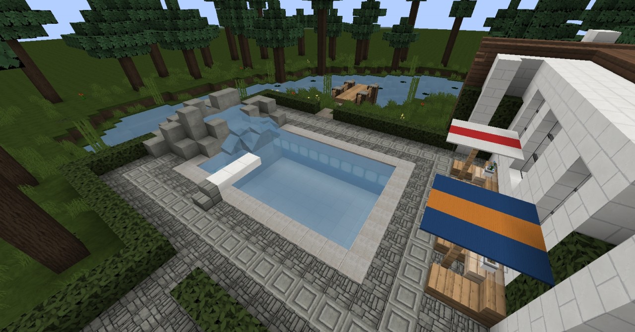 [DIAMOND PLEASE] Modern House 6 [1.8.x Compatible!] Minecraft Map