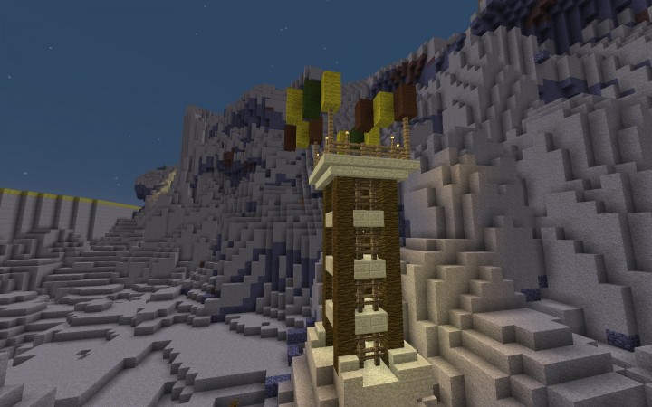 Simple Arabic Watchtower Minecraft Map