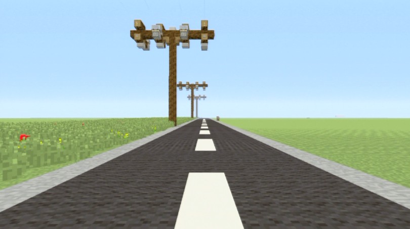 Tutorial : Electrical Pole and IT WORKS ... Minecraft Map