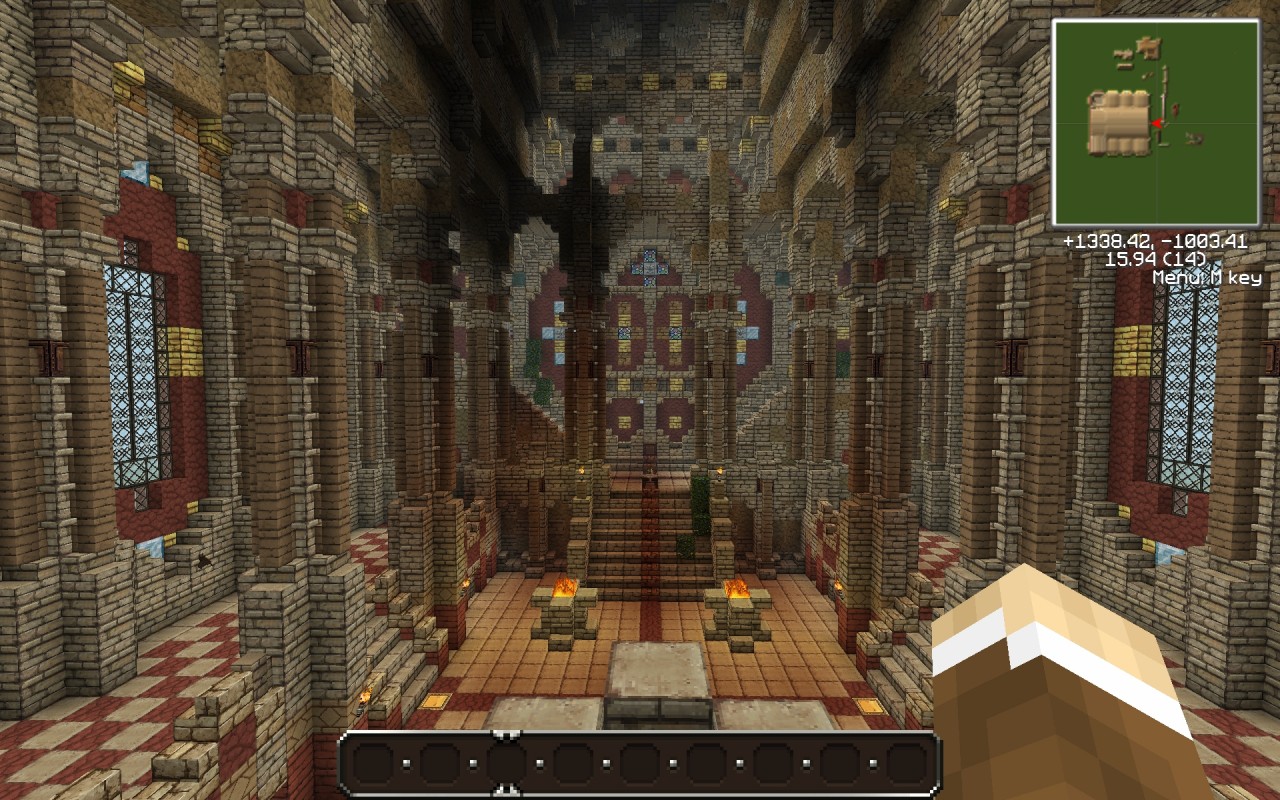 Great Hall (Casterly Rock Inspired) Minecraft Map