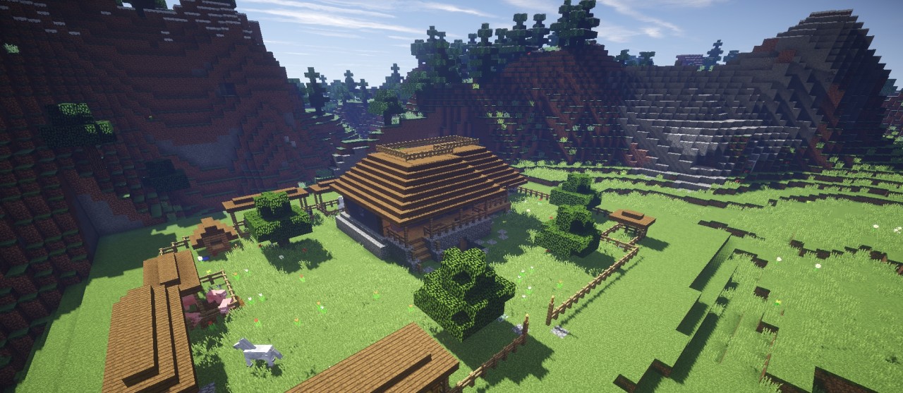 Traditional Romanian House from Buzau area Minecraft Map