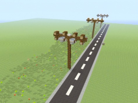 Tutorial : Electrical Pole and IT WORKS ... Minecraft Map