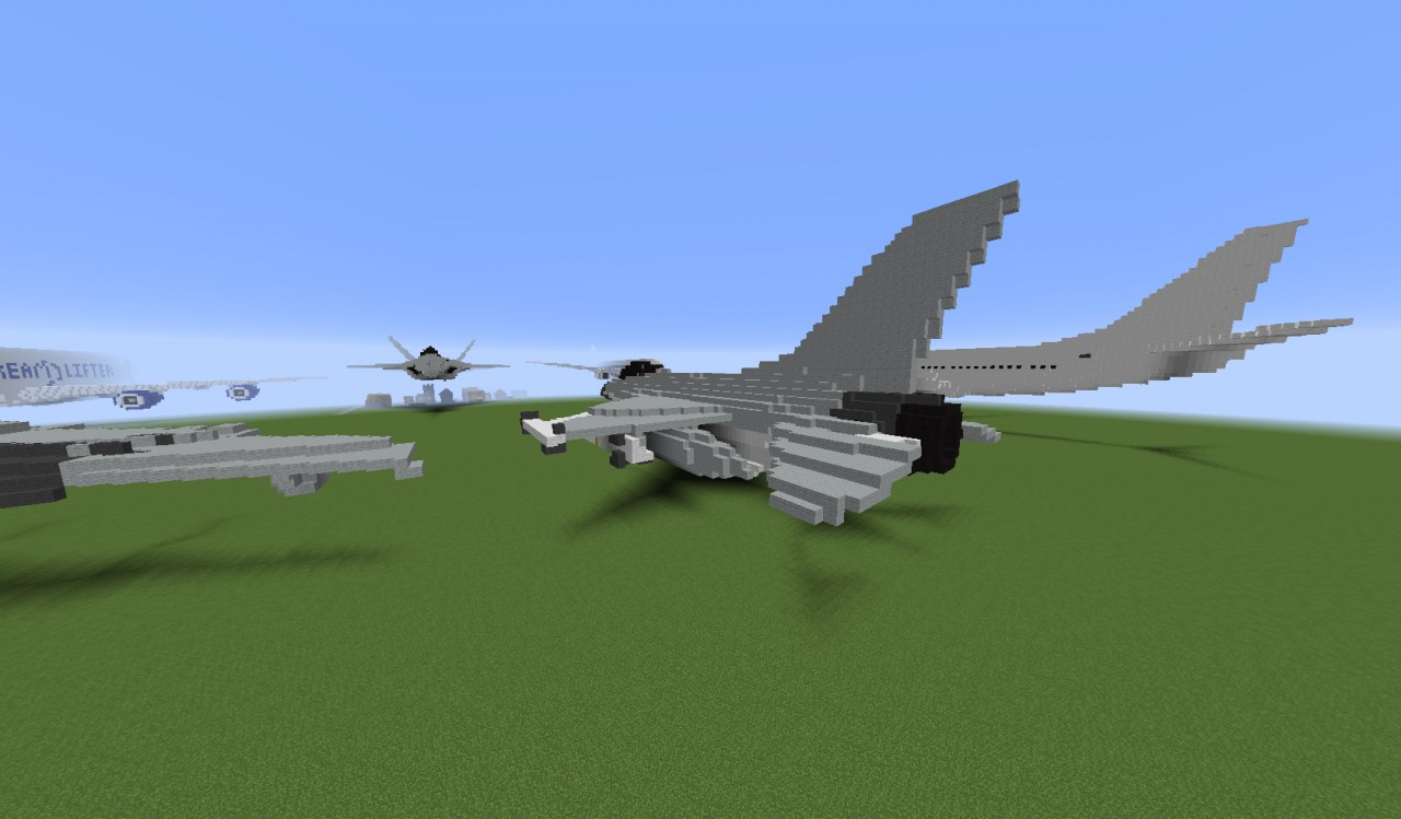 F-16C Fighting Falcon Minecraft Map