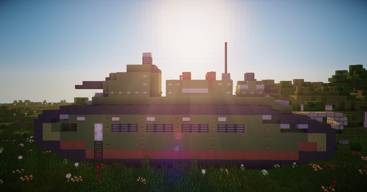 Super Heavy Tank FCM 2C [replica] Minecraft Map