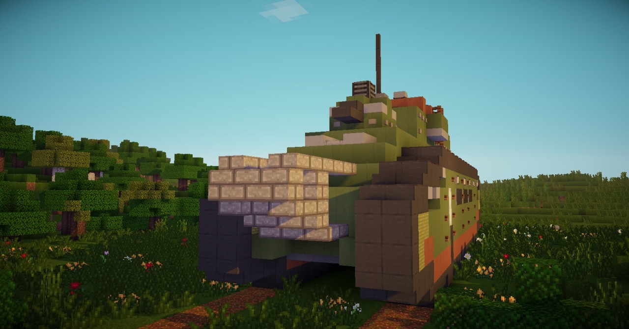 Super Heavy Tank FCM 2C [replica] Minecraft Map