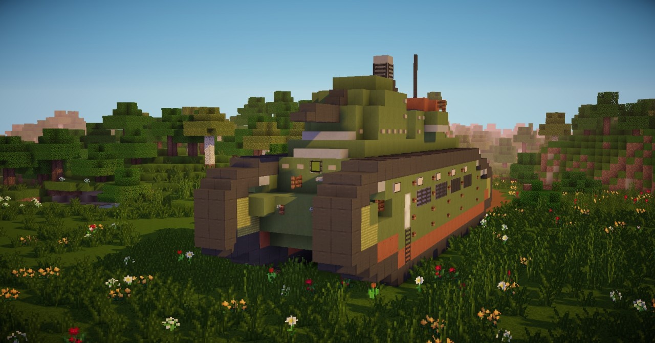 Super Heavy Tank FCM 2C [replica] Minecraft Map