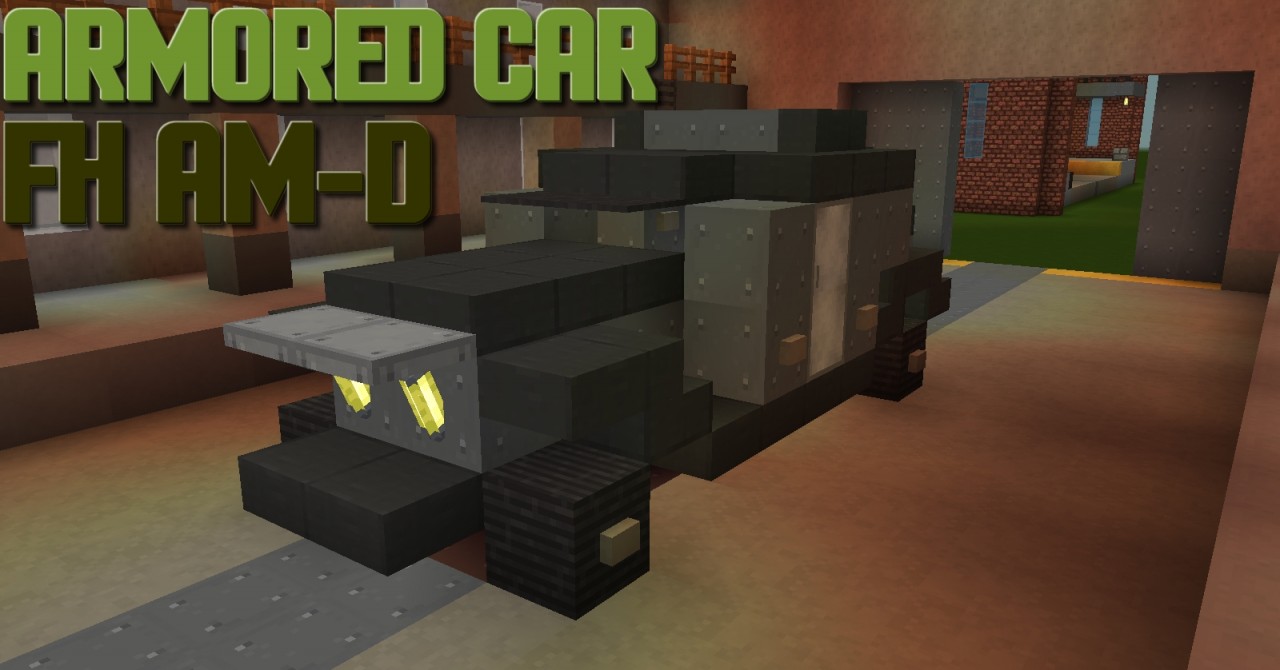 Armored Car FH AM-D Minecraft Map