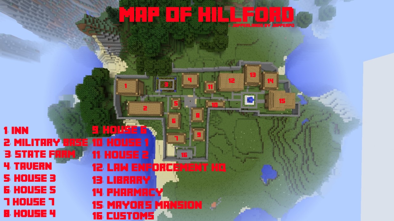 Japperlands | MMORPG Map Minecraft Map