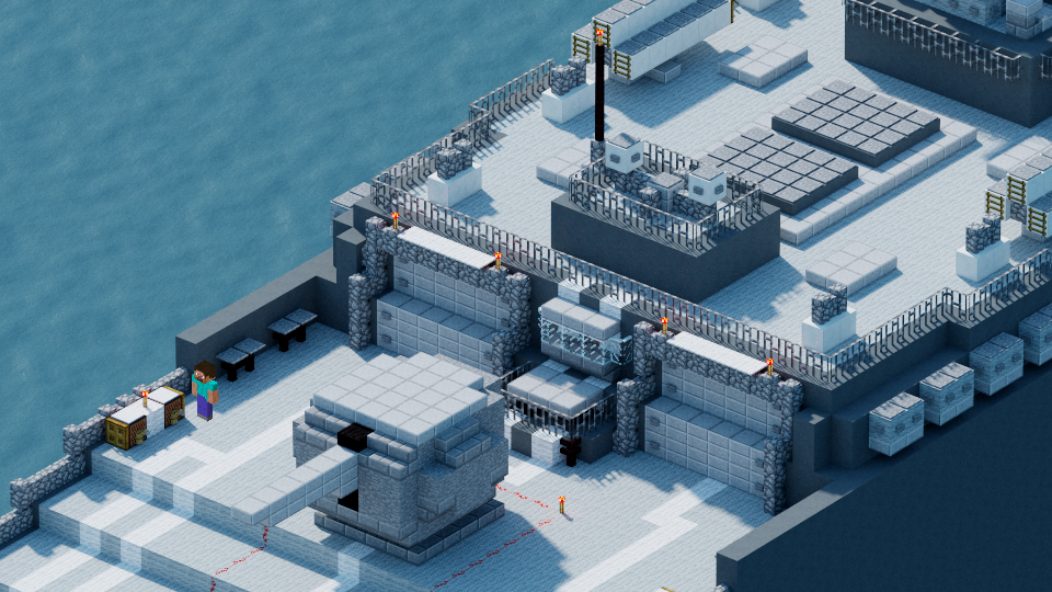 USS Destroyer Minecraft Map