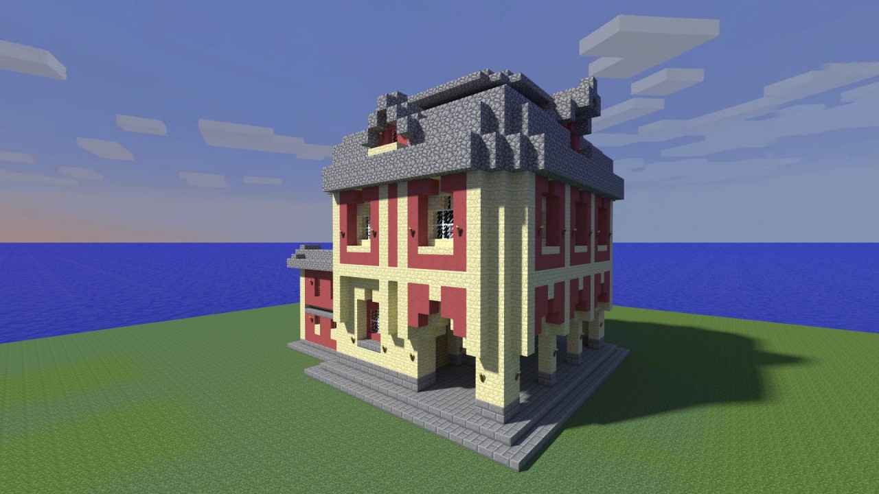 Let's Build 002: Cityhouse with backyard Minecraft Map