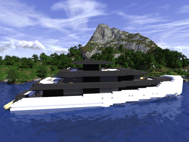 Modern Fast Motor Yacht Minecraft Map