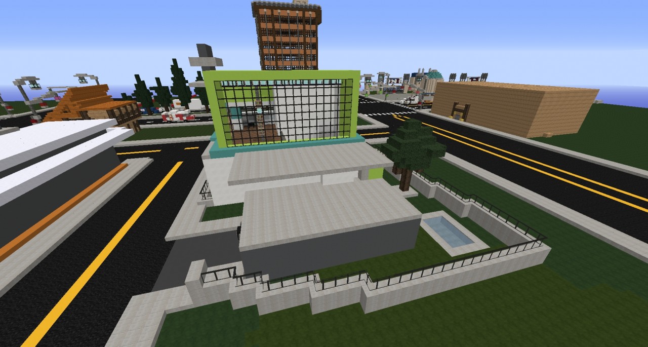 Port Ray Builds | Stacked | Modern | Two Stories Minecraft Map