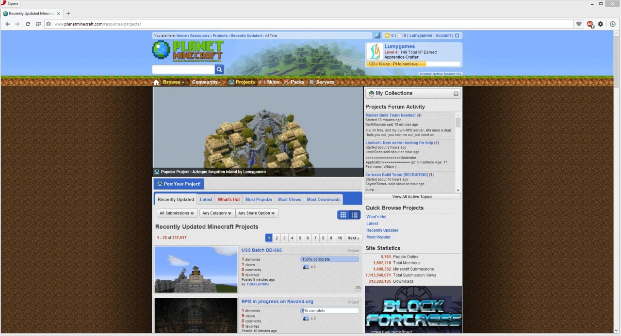 Azteque Forgotten Island Minecraft Map