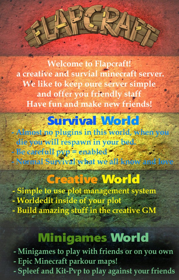 Flapcraft - Creative and Survival Minecraft Server