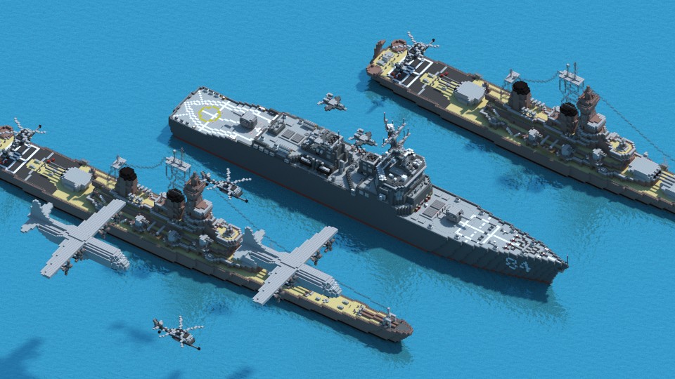 USS Destroyer Minecraft Map