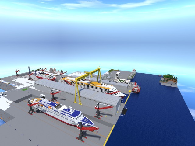 STX-Minecraft Shipyard Minecraft Map