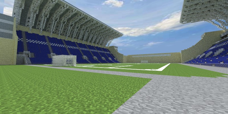 Israeli Stadiums: HaMoshava (Petach-Tikva, Israel) Minecraft Map
