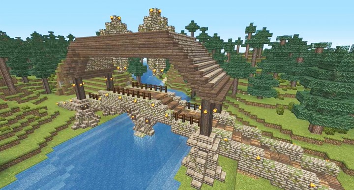 Medieval Bridge Minecraft Map