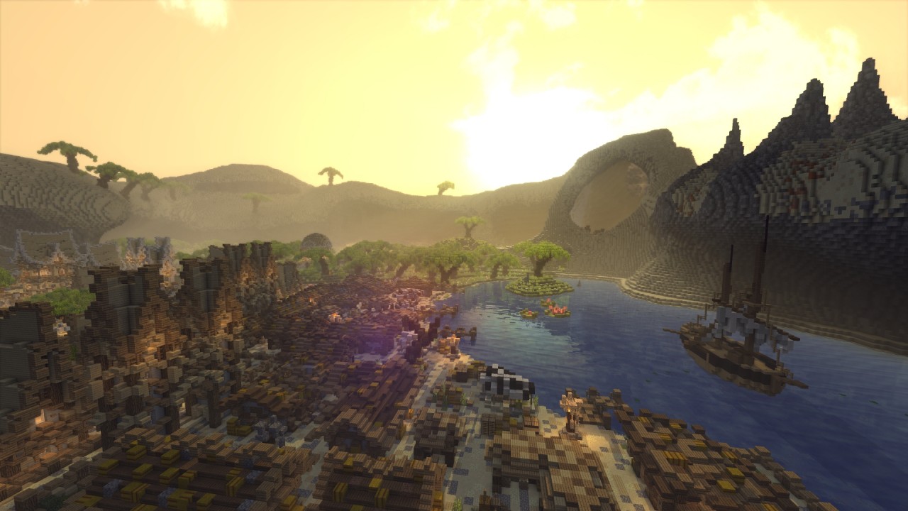 Ndja'lamyah, The Hidden Valley Minecraft Map