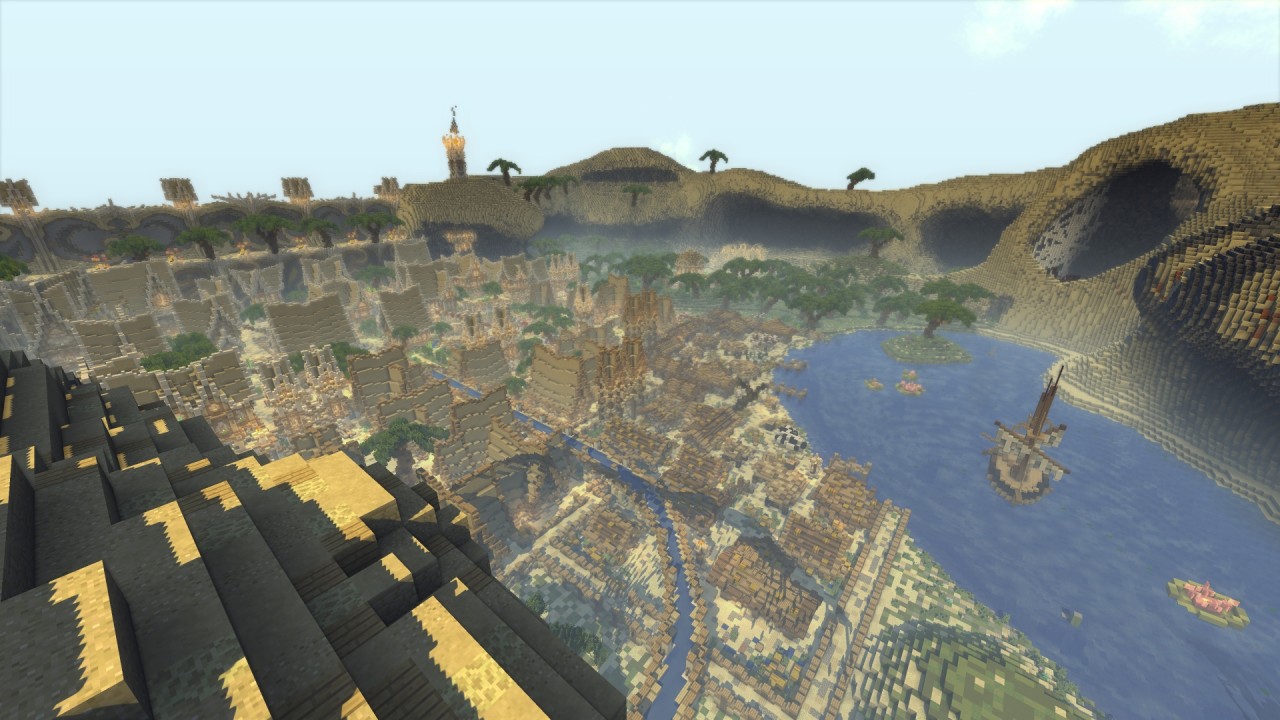 Ndja'lamyah, The Hidden Valley Minecraft Map
