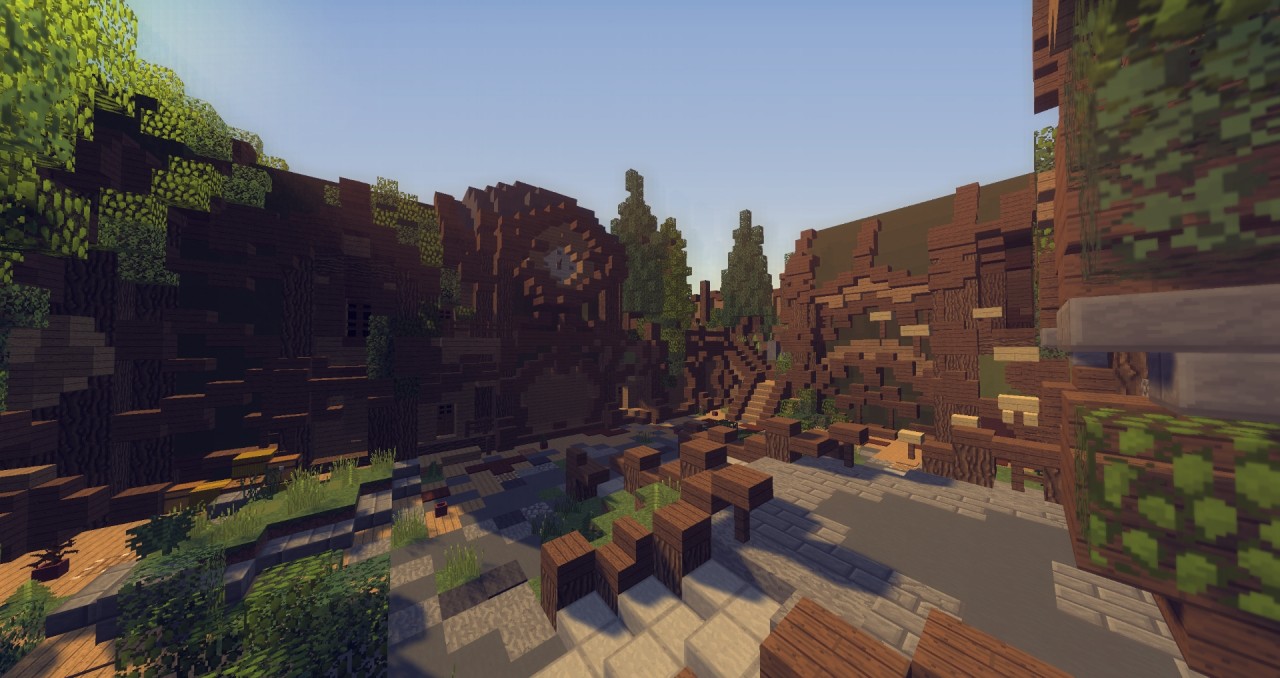 Nature Themed Server Lobby Minecraft Map