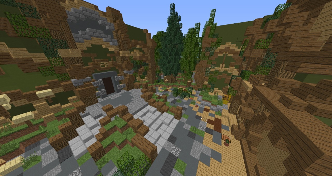 Nature Themed Server Lobby Minecraft Map