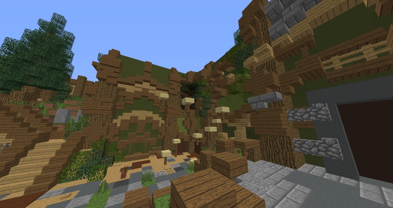 Nature Themed Server Lobby Minecraft Map