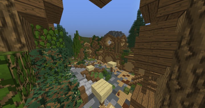 Nature Themed Server Lobby Minecraft Map