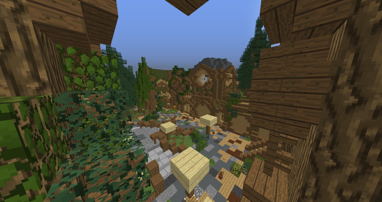 Nature Themed Server Lobby Minecraft Map