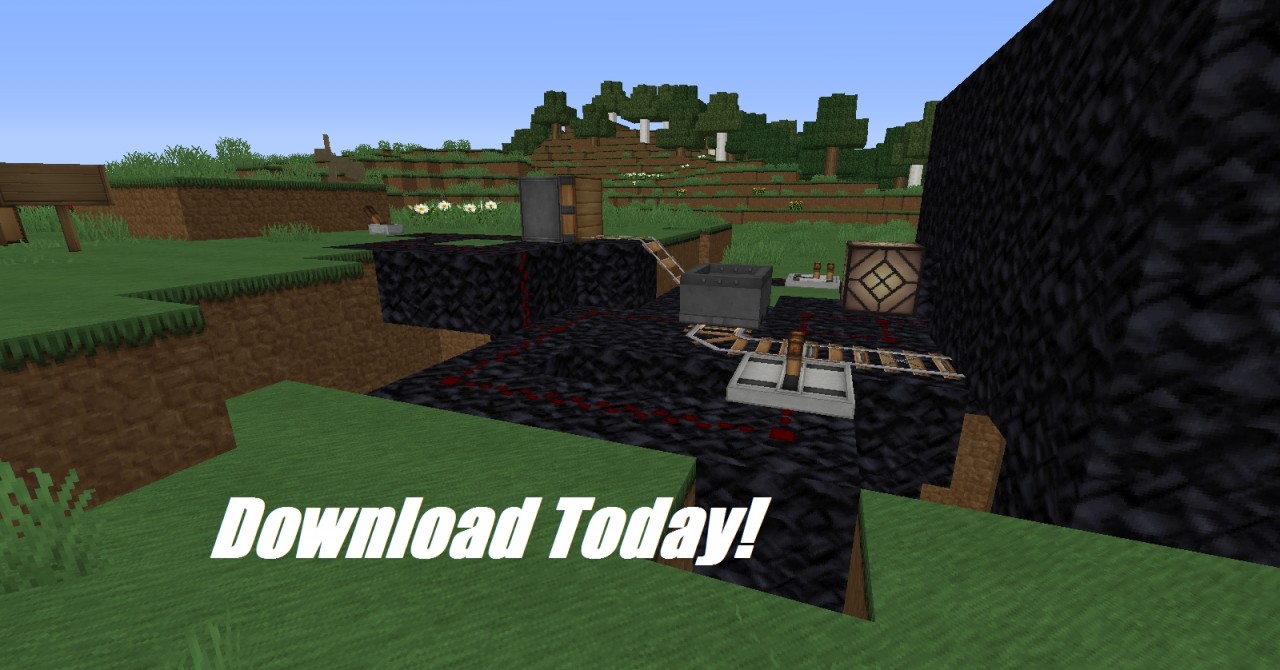 Destroy Anything Box (Except Obsidian and Bedrock) Minecraft Map