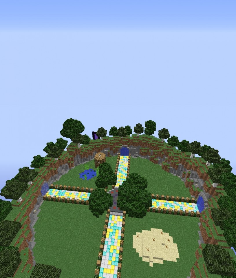 HUB Legendary-Network. World + Schematic Minecraft Map