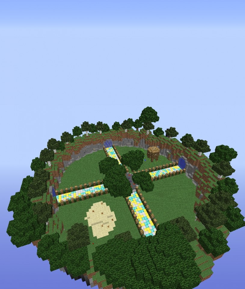 HUB Legendary-Network. World + Schematic Minecraft Map