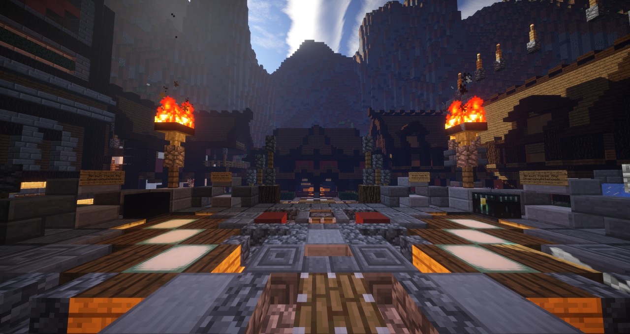 Goldcraft Factions Server Spawn Minecraft Map