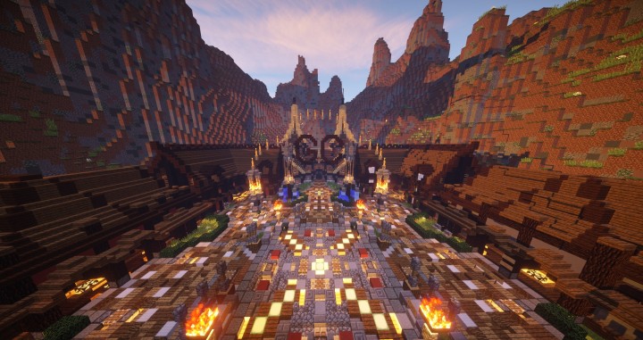 Goldcraft Factions Server Spawn Minecraft Map