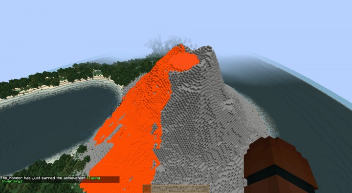 Volcanic Island Minecraft Map