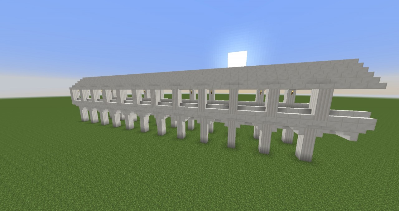 Quartz Walkway Template(Straight) Minecraft Map