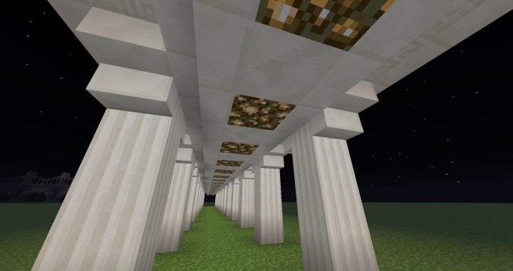 Quartz Walkway Template(Straight) Minecraft Map