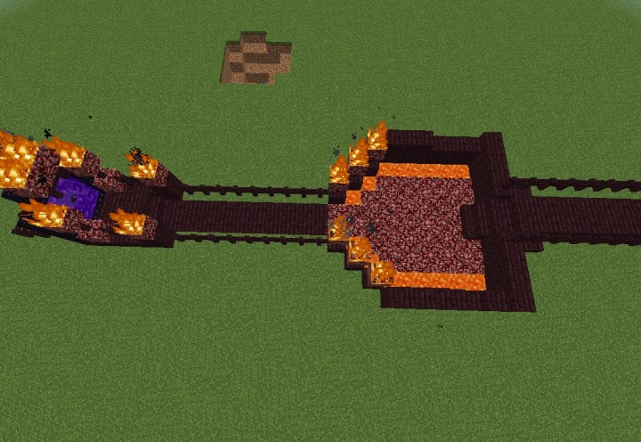 Random nether building Minecraft Map